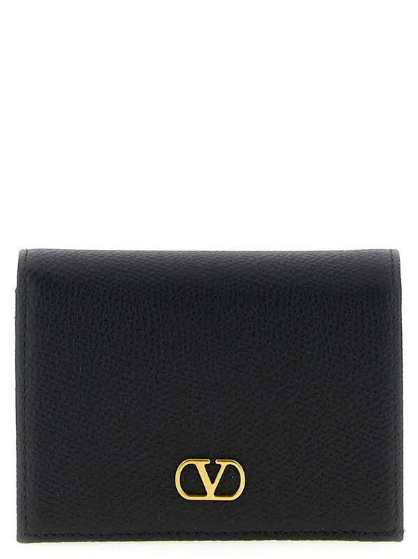 Valentino Garavani Vlogo Signature Wallet - Black