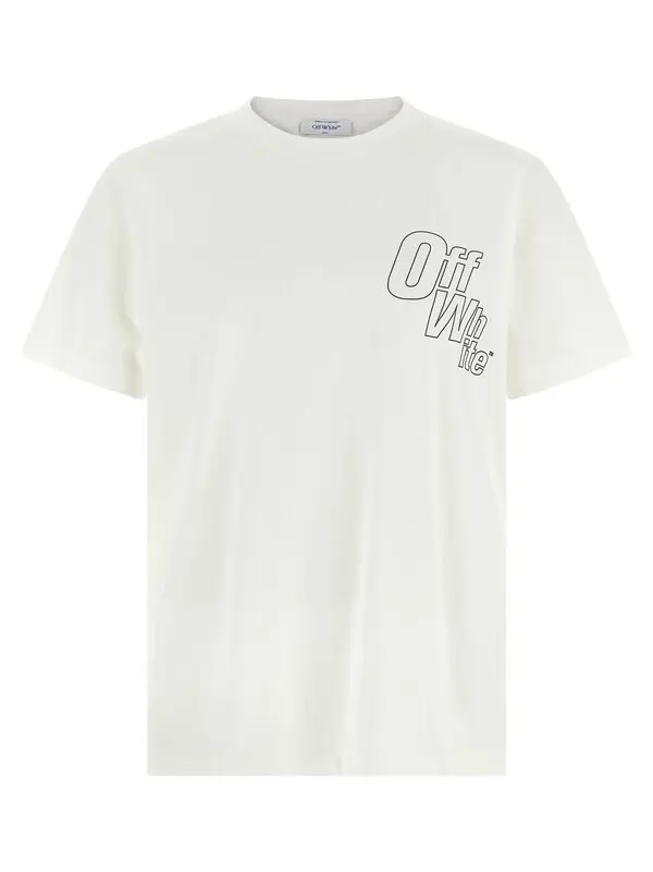 Off White Outline Arrow Slim T-shirt