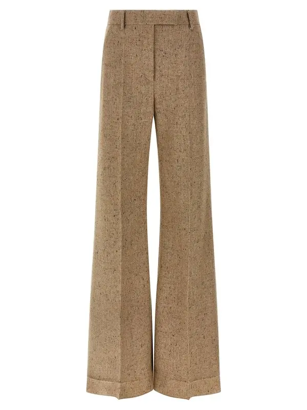 Valentino Garavani Natte' Button Wide Leg Trousers