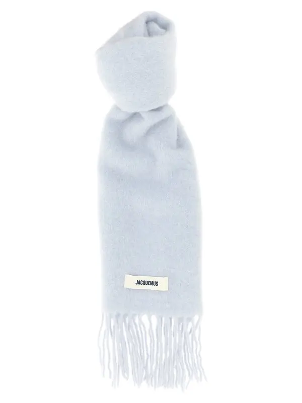 Jacquemus L'echarpe Carro' Scarf - Light Blue