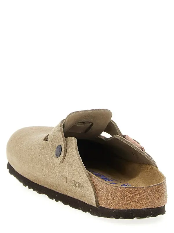 BIRKENSTOCK Boston Sabots - Beige