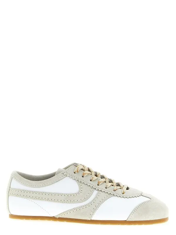 Dries Van Noten Suede Sneakers - White
