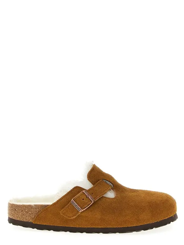 BIRKENSTOCK Boston Shearling-lined Sabots