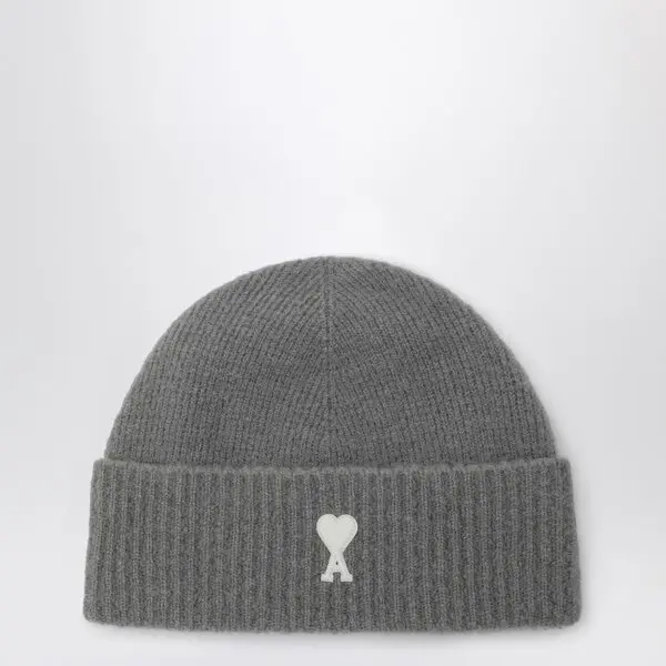 Ami De Coeur Wool Beanie - Grey
