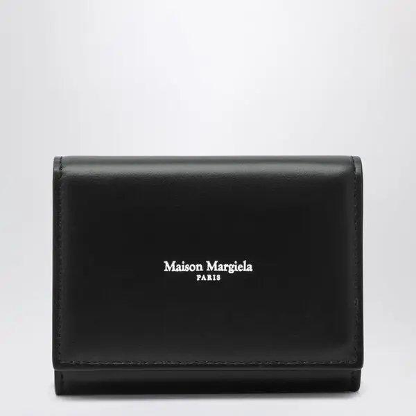 MAISON MARGIELA Compact Wallet With Logo - Black