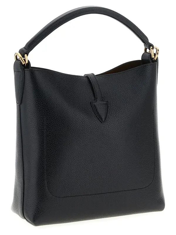 TOD'S T Timeless Mini Bucket Bag - Black