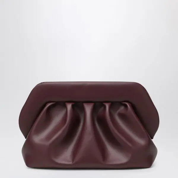 THEMOIRE Medium Bios Clutch - Burgundy