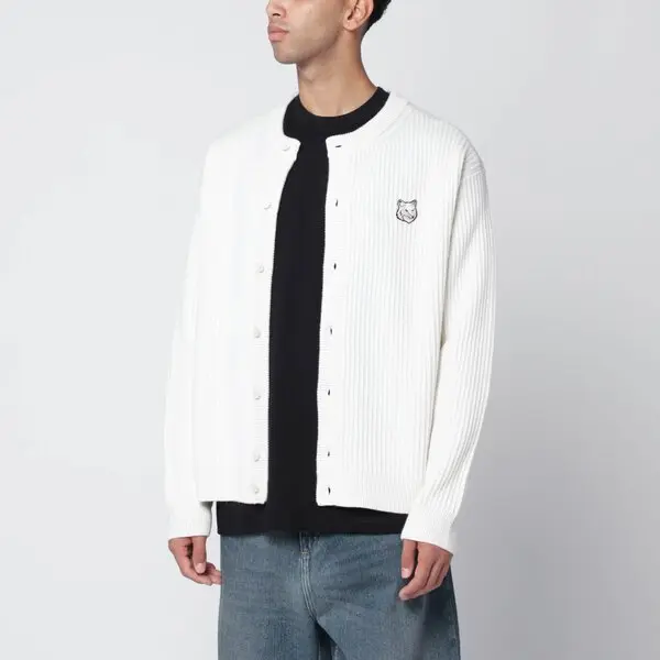 Maison Kitsuné Logo Patch Cardigan