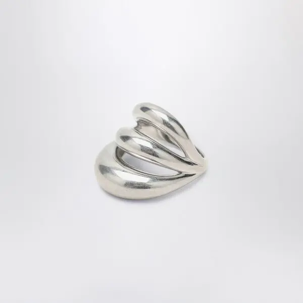 PANCONESI Triptych Blow Up Silver Ring - Metal