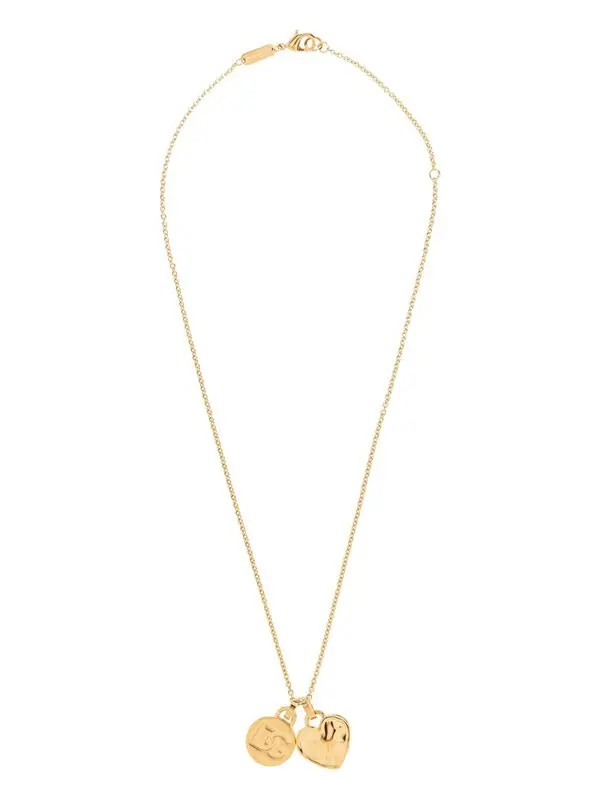 Dolce & Gabbana Heart Pendant Necklace - Golden