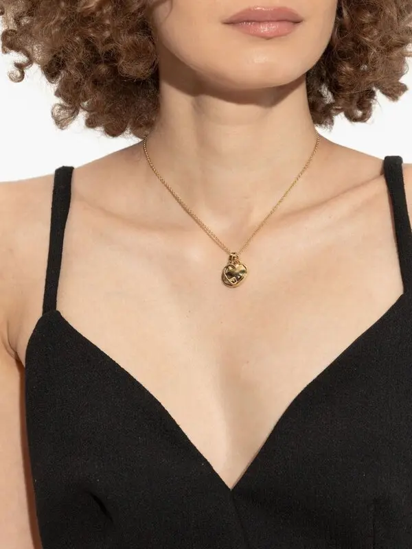 Dolce & Gabbana Heart Pendant Necklace - Golden