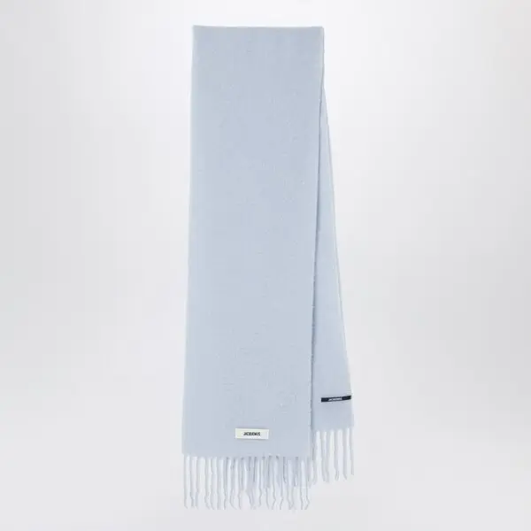 Jacquemus Light Lilac Alpaca And Mohair Scarf - Purple