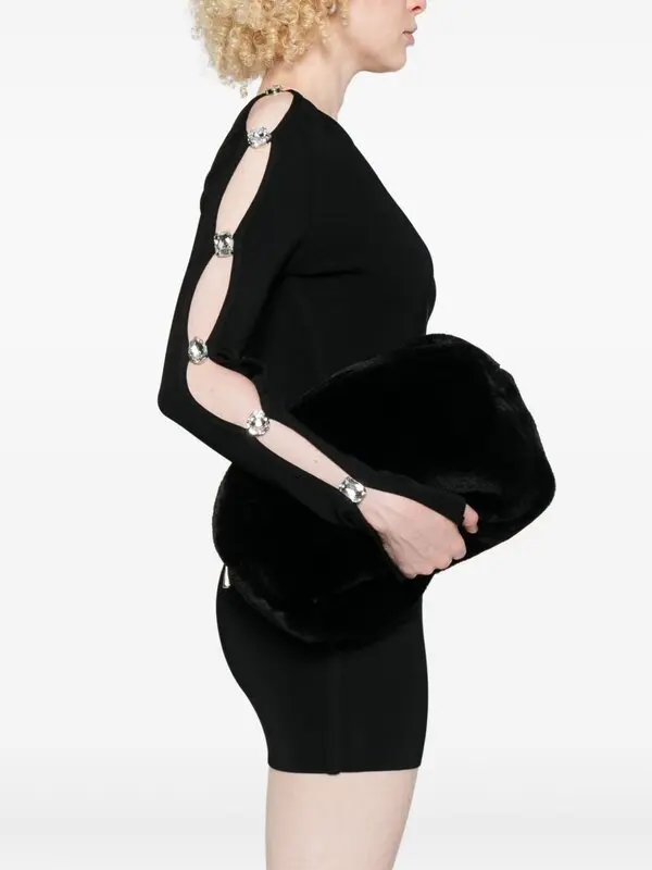 Apparis Jumbo Noor Pouch - Black
