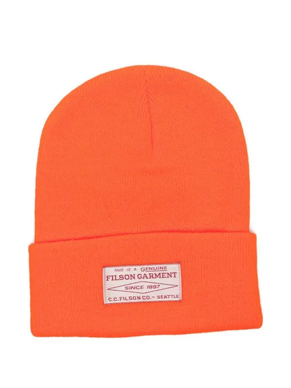 Filson Logo Beanie - Orange