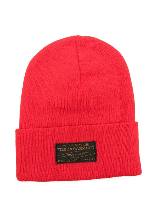 Filson Logo Beanie - Red