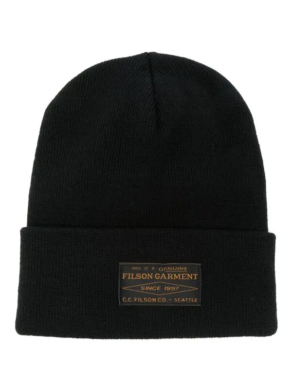 Filson Logo Beanie - Black