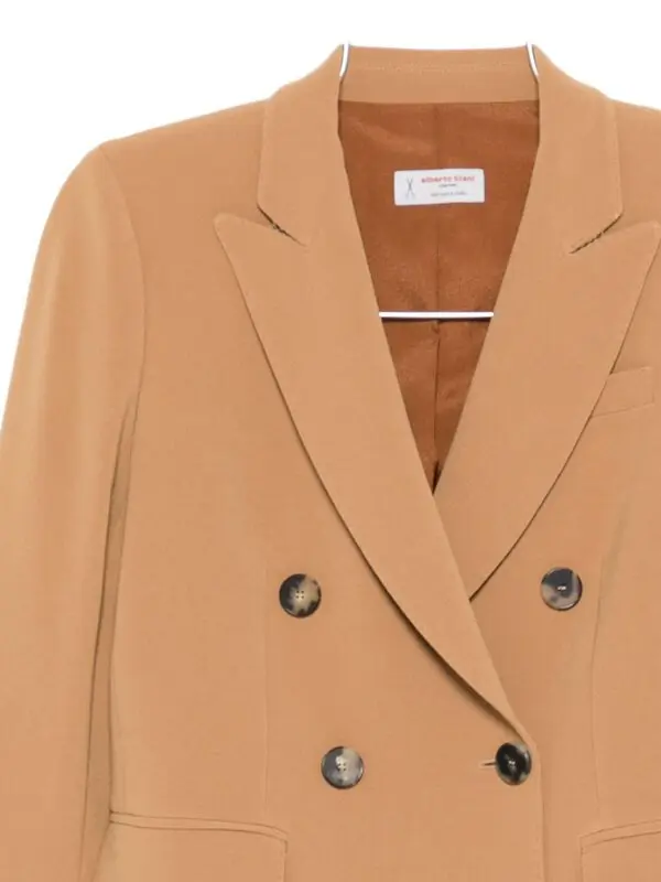 Alberto Biani Double-breasted Jacket - Camel