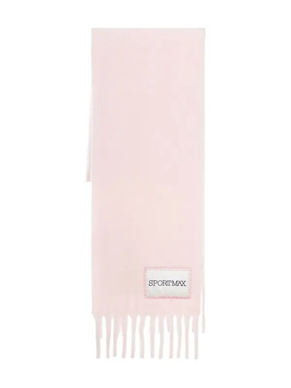 Sportmax Wool Scarf - Pink