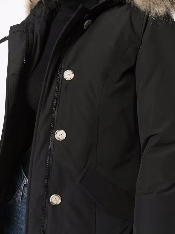 Woolrich Arctic Raccoon Parka - Black
