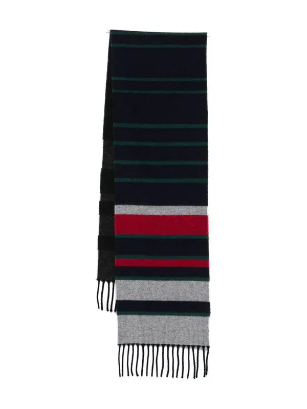 Paul Smith Wool Blend Scarf - Blue