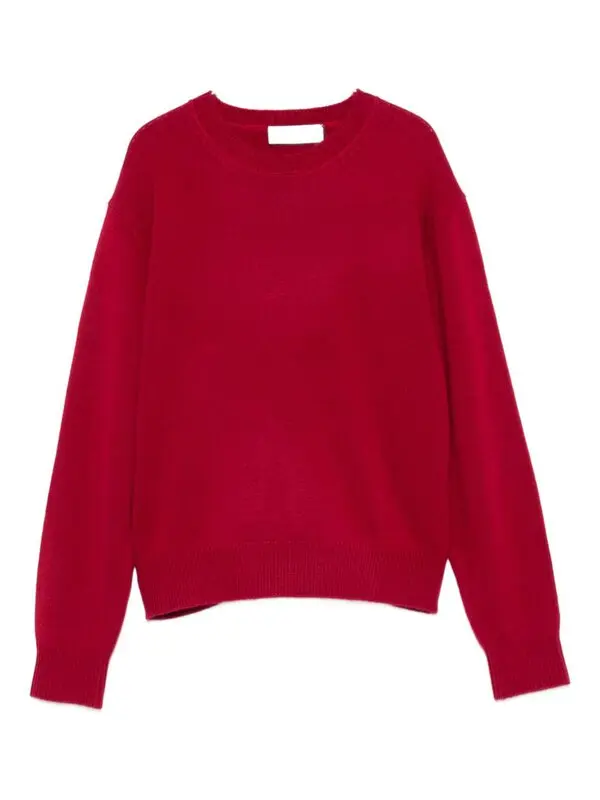DUNST Wool Crewneck Sweater - Red