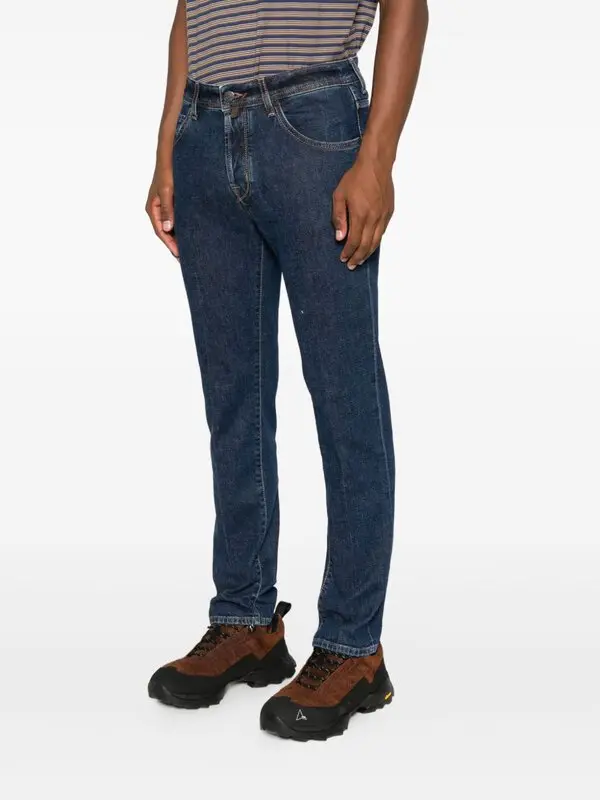 Jacob Cohen Slim Fit Cropped Denim Jeans