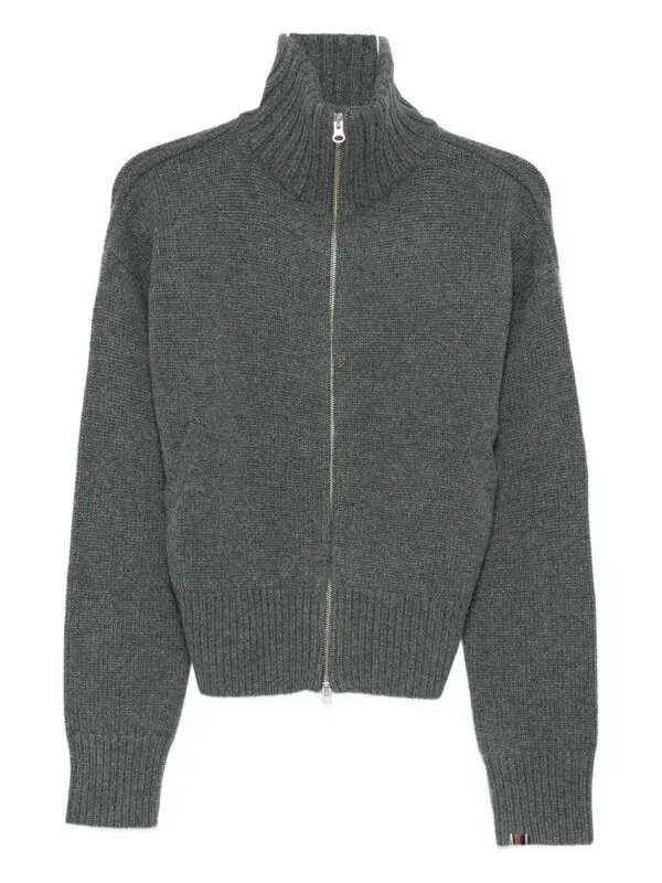 EXTREME CASHMERE X Cashmere Zipped Cardigan - Grey