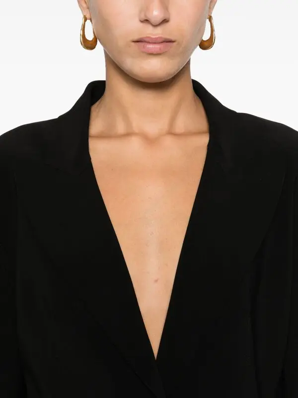 Norma Kamali Single-breasted Cropped Jacket