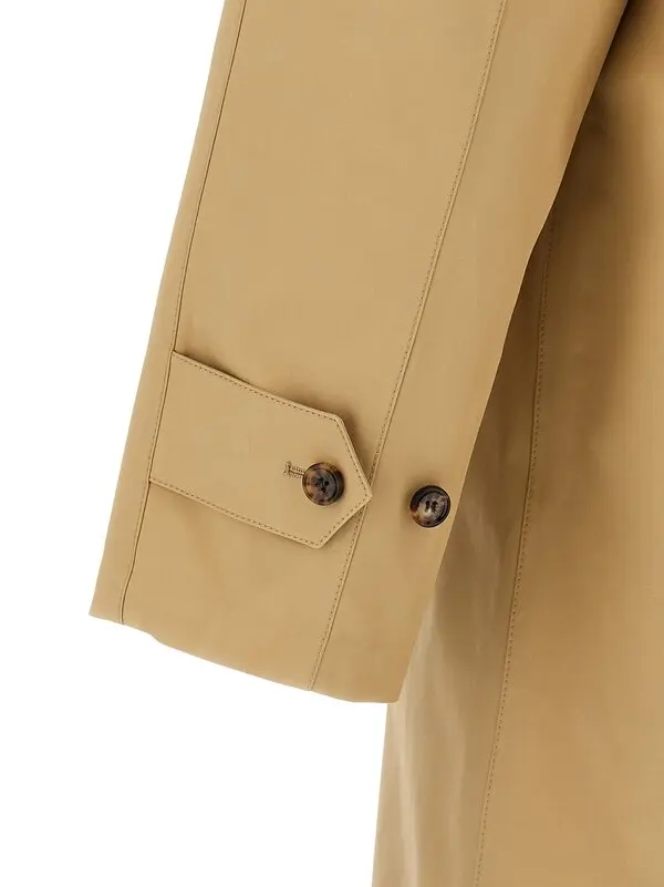 Burberry Cotton Gabardine Car Coat