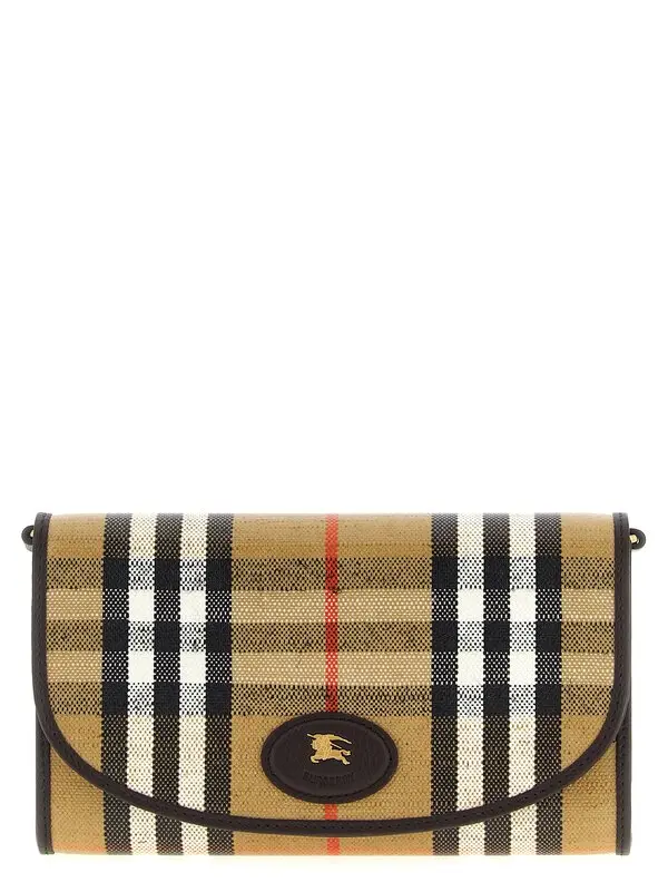 Burberry Highlands' Wallet On Chain - Multicolor
