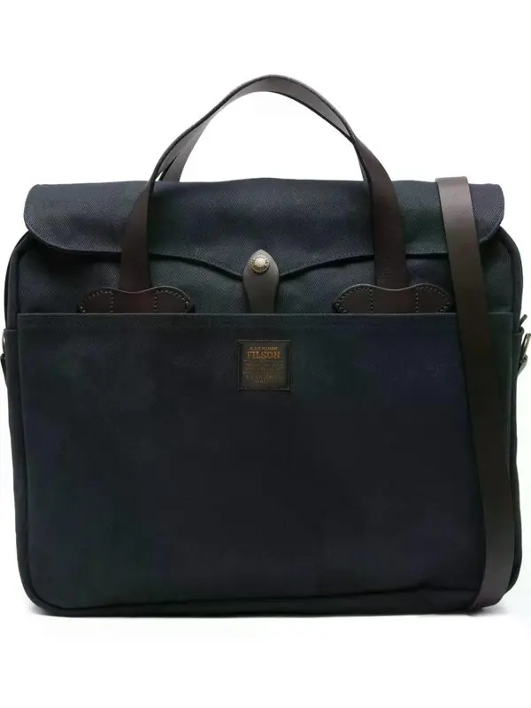 Filson Tin Cloth Briefcase - Blue