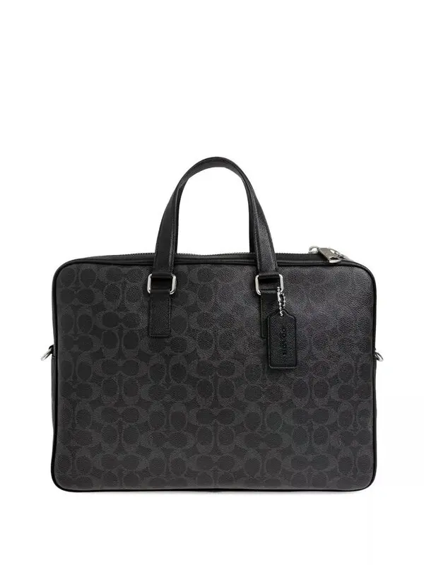 COACH Caden Zip Patterned Briefcase