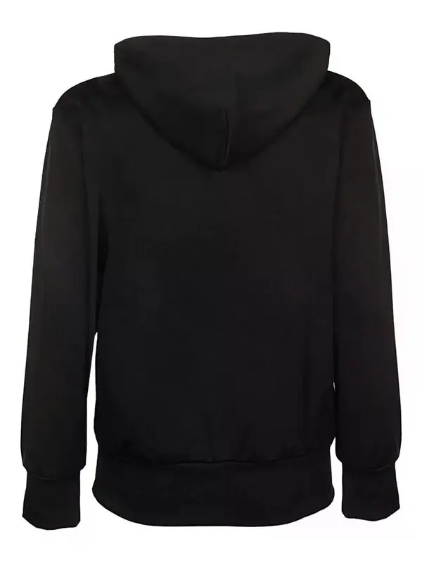 Play Comme Des Garcon Zip Logo Patch Sweatshirt - Black