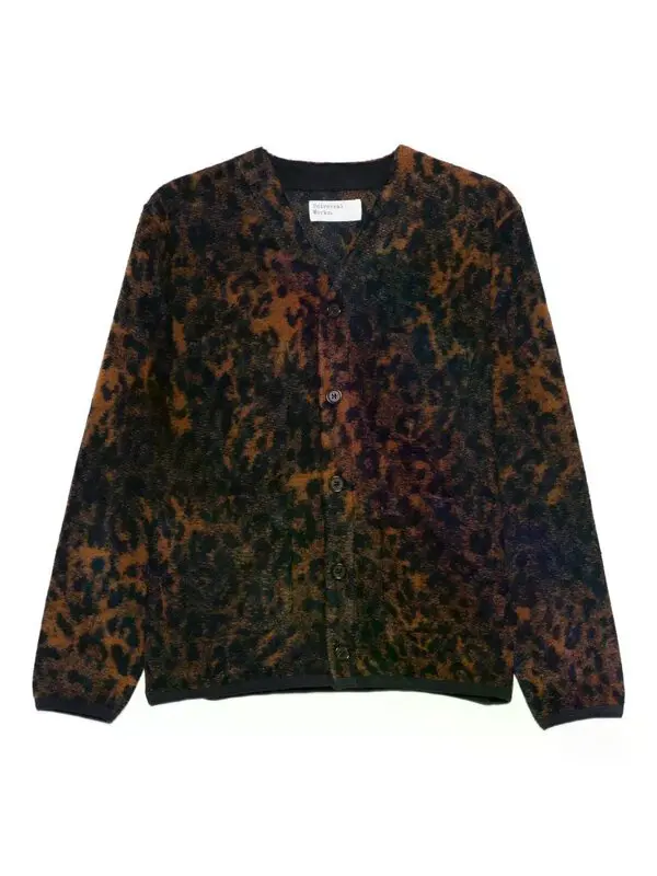 Universal Works Animal-pattern Cardigan
