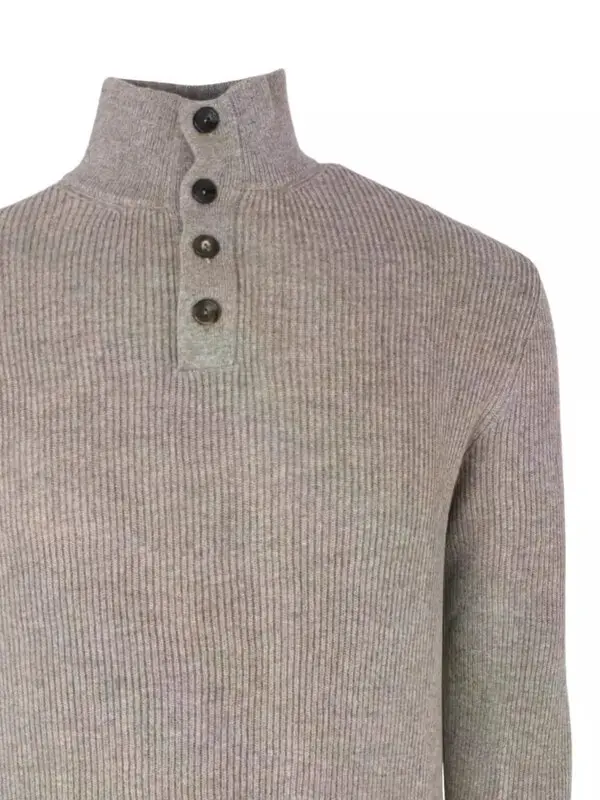 Agnona Button-detailed Turtleneck Jumper