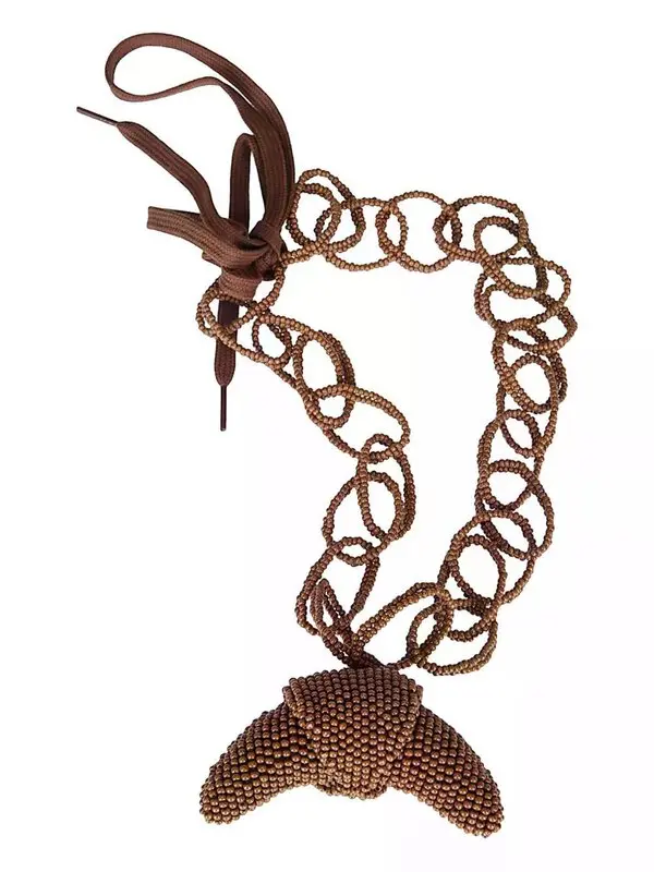 MAISON JEJIA Tea Beaded-chain Necklace - Brown