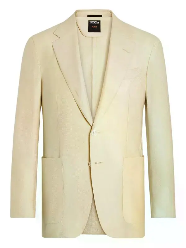 Zegna Patch-pocket Blazer - Yellow