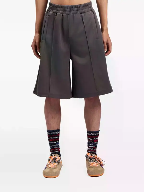 Palm Angels Logo Shorts - Grey