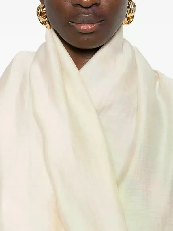TOTEME Attached-scarf Blouse - Neutrals