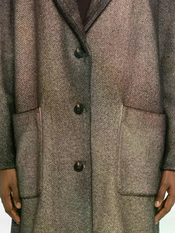Avant Toi Single-breasted Virgin Wool-blend Coat