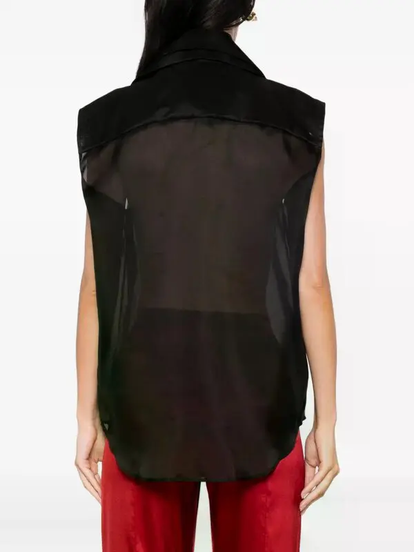 Viktor & Rolf Layered Sleeveless Shirt - Black