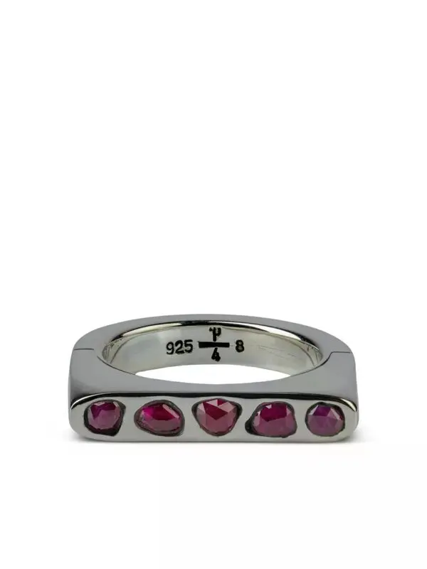 PARTS OF FOUR Sistema Ruby Ring - Silver