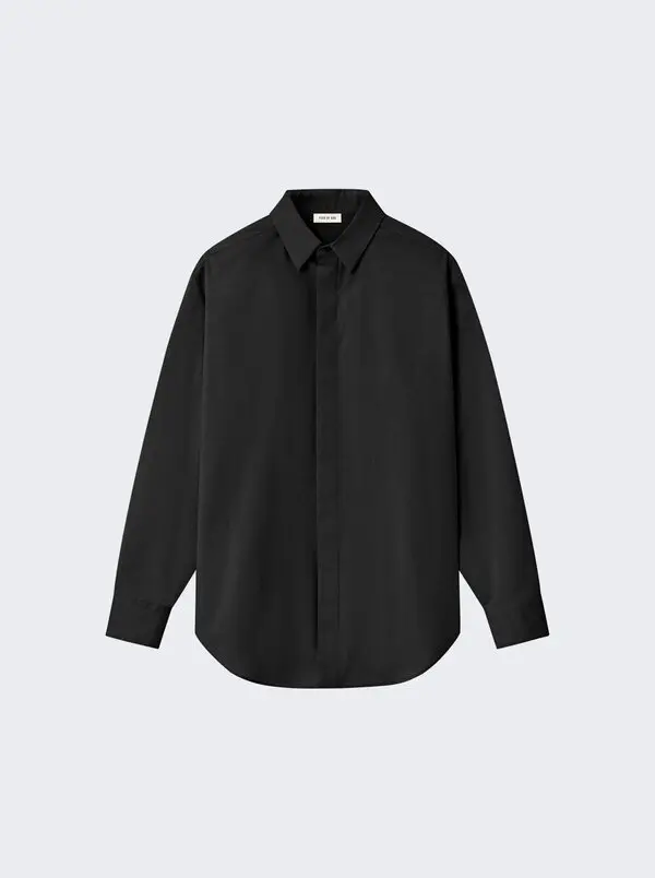 Fear Of God Cotton Wool Oxford Classic Shirt - Black