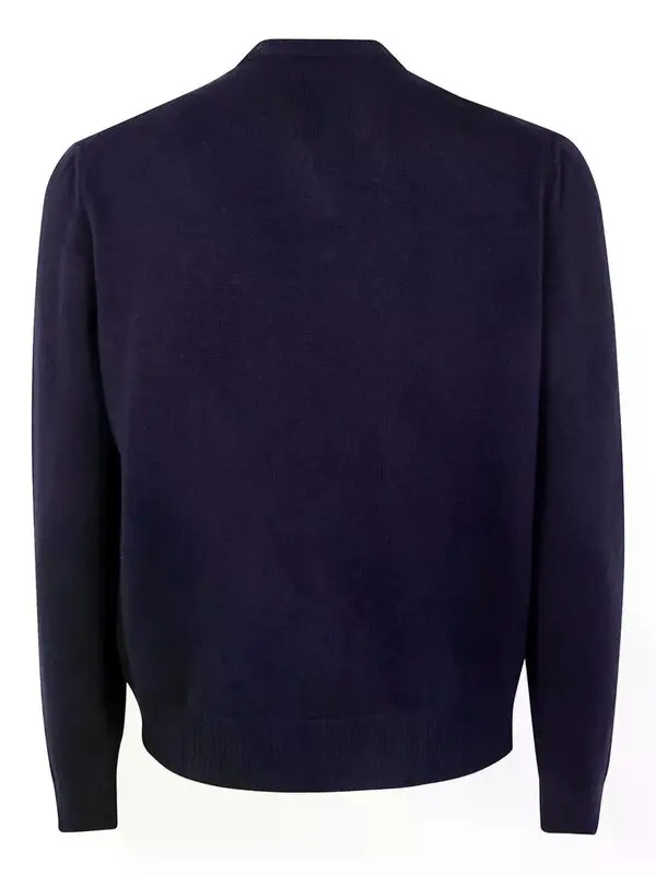 LARDINI Buttoned Wool Cardigan
