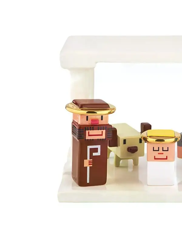 ALESSI Pixel-style Nativity Scene
