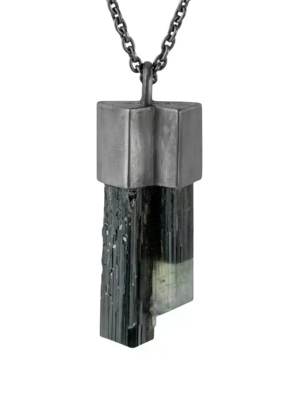 PARTS OF FOUR Oxidised Talisman Necklace - Black