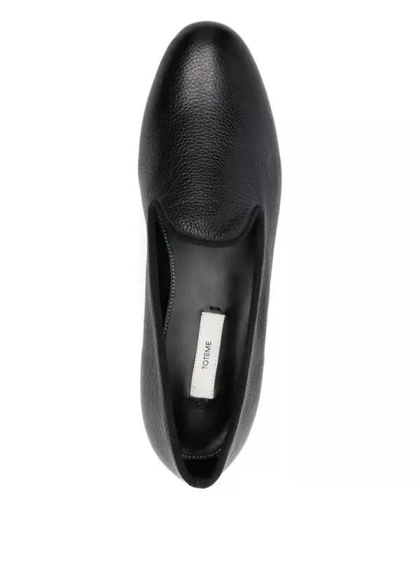 TOTEME Grained Leather Loafers