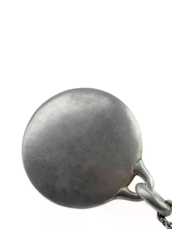 PARTS OF FOUR Morphed Disk Necklace - Silver