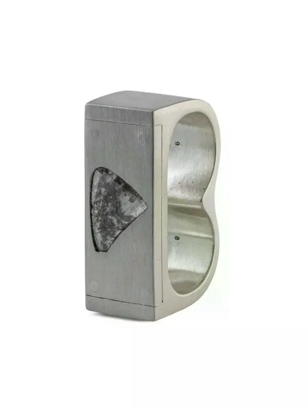 PARTS OF FOUR Plate Double Diamond Ring
