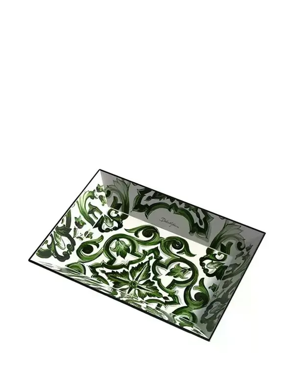 Dolce & Gabbana Majolica Floral Decorative Tray